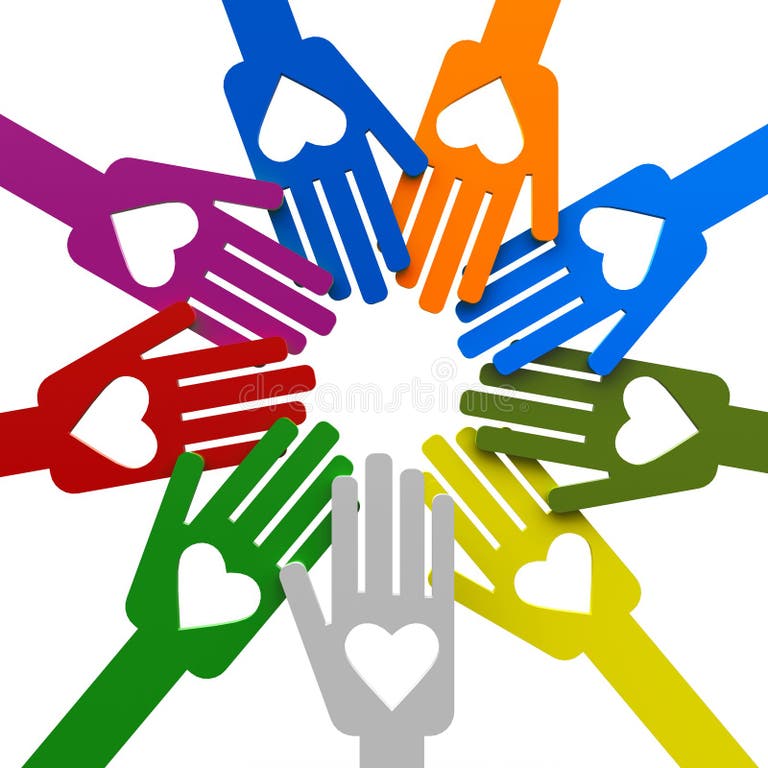 Multicultural Hands Circle Stock Illustrations – 1,428 Multicultural ...