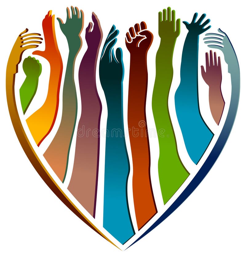 Hands with love stock vector. Illustration of health - 76036131