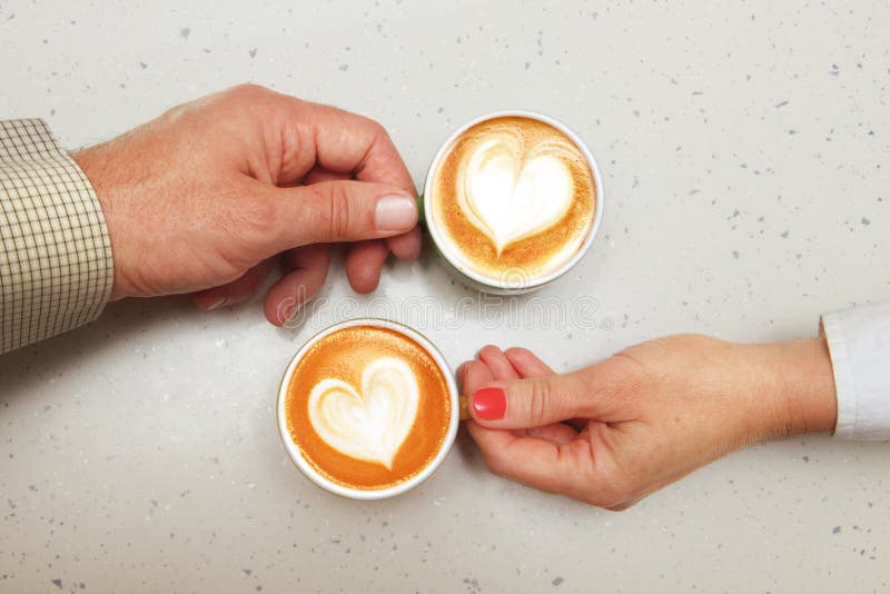 Lovers cups. stock photo. Image of rose, shapes, pink - 7749912