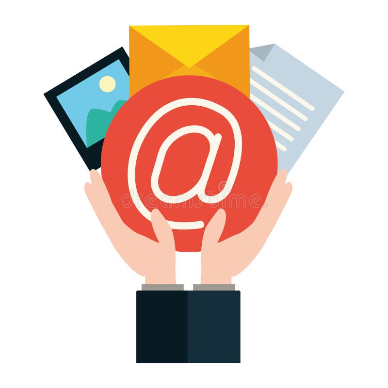 Send email related stock illustration. Illustration of receive - 151658204