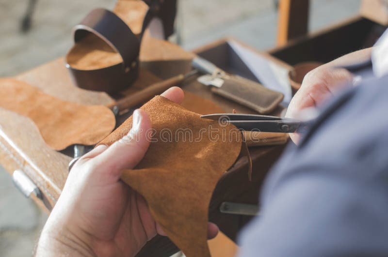 Hands making shoes stock image. Image of hand, hands - 54392413