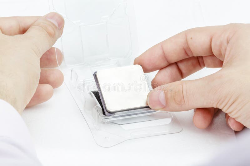Hands Male Take Out Cpu Out Box Stock Photos - Free & Royalty-Free ...