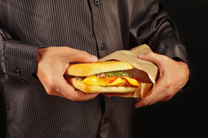 Take-Out Cheeseburger stock photo. Image of unhealthy - 33078648