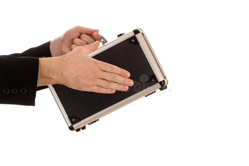 Hands of man on the case stock image. Image of open, rifle - 69312713