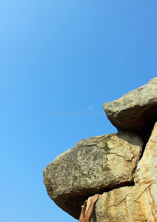 Hands of a man climbing stock photo. Image of adrenaline - 53336506