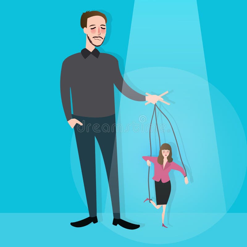 Controlling Business Puppet Concept Stock Illustrations – 250 ...