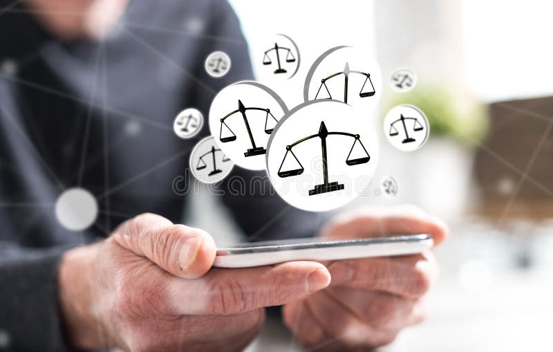 Concept of equality stock image. Image of justice, hand - 173311993