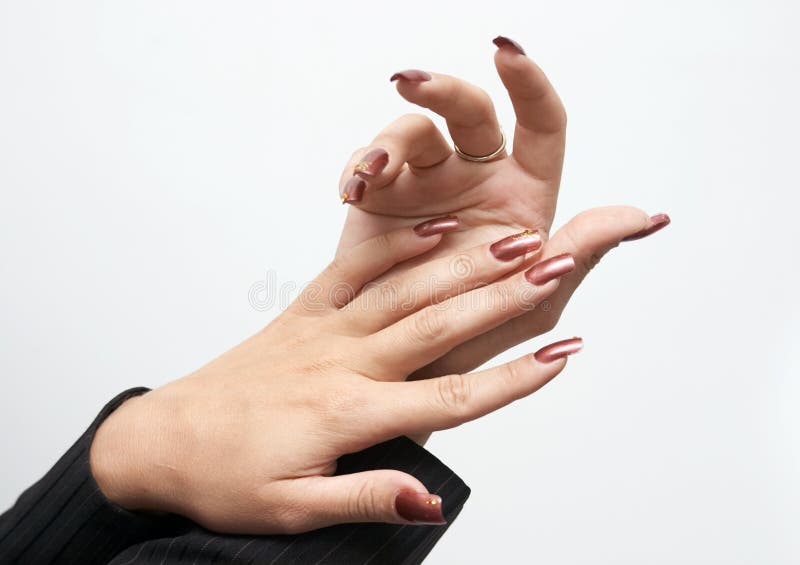 Hands with manicure stock photo. Image of hands, elegant - 1116884