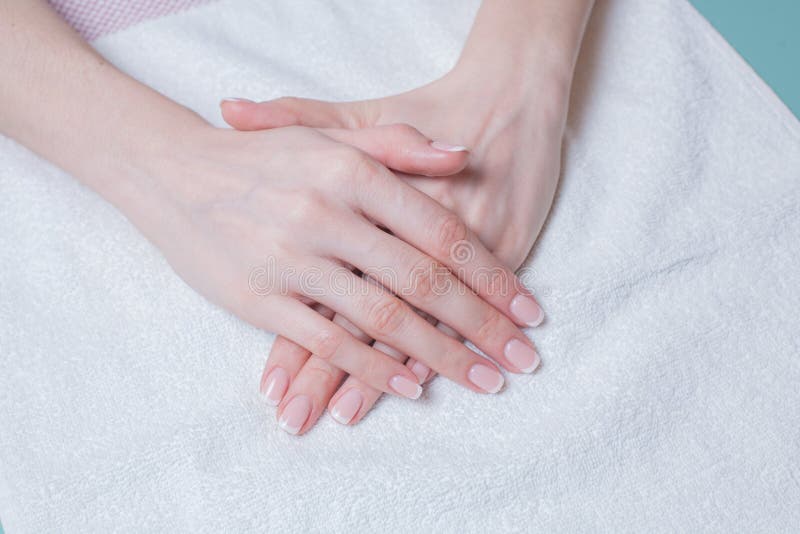 Hands Massage in the Spa Salon Stock Image - Image of healthy, healer ...