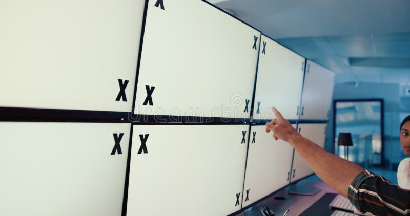 Hands, Meeting and People with Computer, Mockup and Teamwork for Video ...