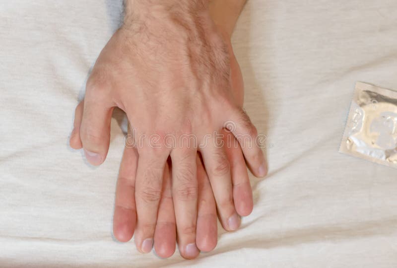 Hands of men in love. stock image. Image of colored - 238996055