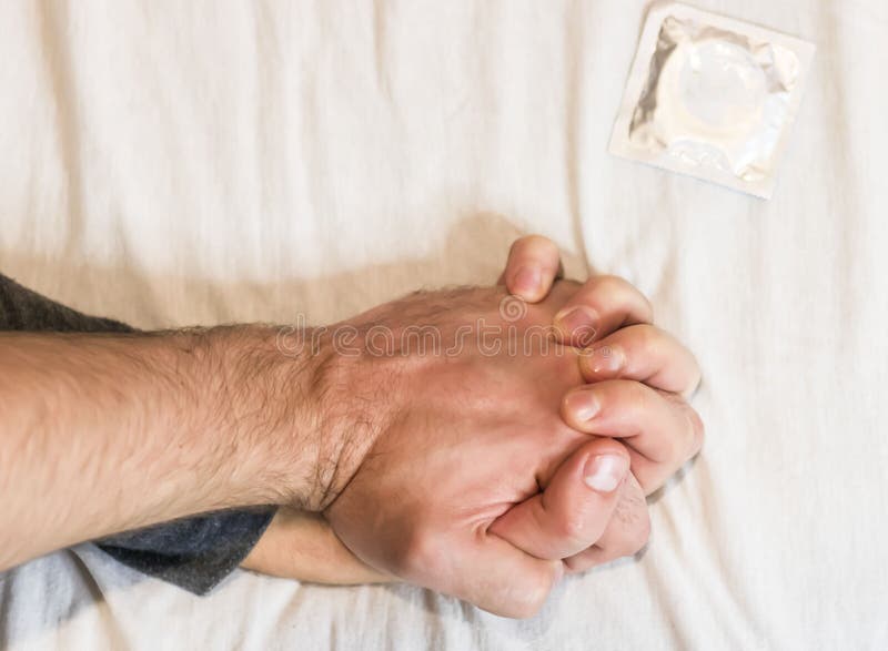 Hands of men in love. stock photo. Image of heterosexual - 238996044