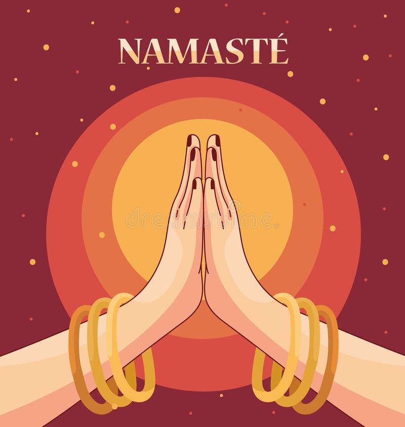 3d Man with Namaste Gesture Stock Illustration - Illustration of ...