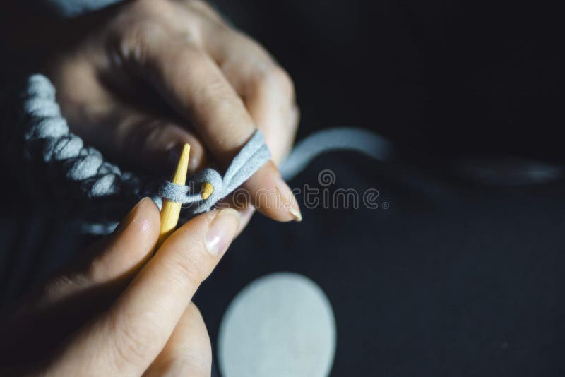 Hands with Needles and Threads Stock Photo - Image of design, fingers ...