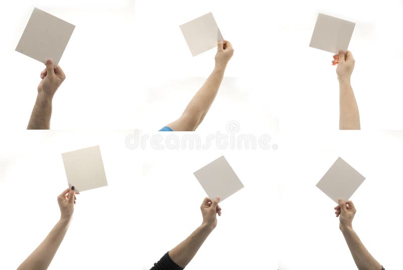 Hands with note stock image. Image of black, body, close - 14072193