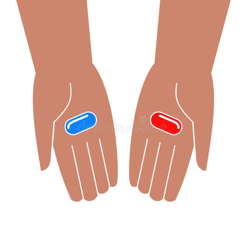 Matrix Blue Red Pill Hand Stock Illustrations – 22 Matrix Blue Red Pill ...