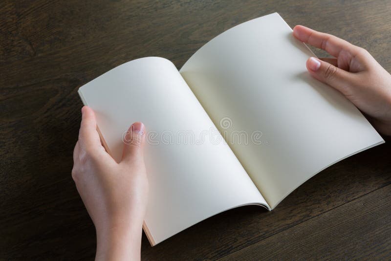 Hands open book stock image. Image of reading, brown - 47635497