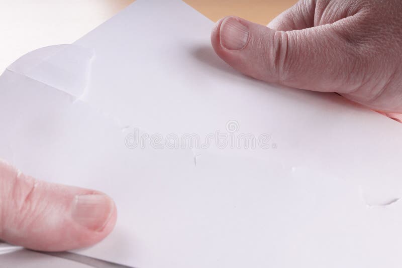 Hands opening letter stock photo. Image of correspondence - 82345216