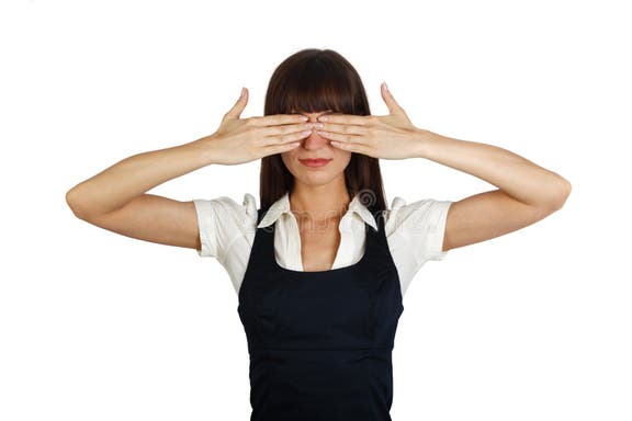 Hands over eyes stock image. Image of eyesight, female - 11276109