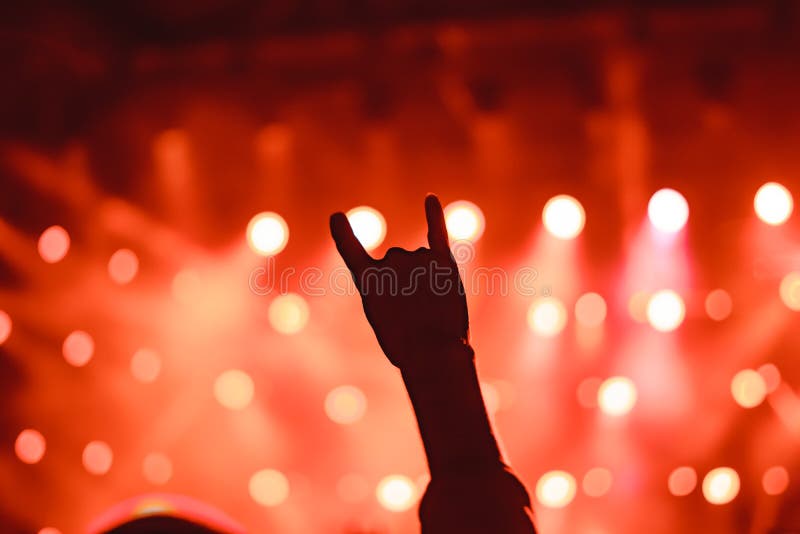 Hands of People at the Concert Stock Image - Image of disco, beat ...