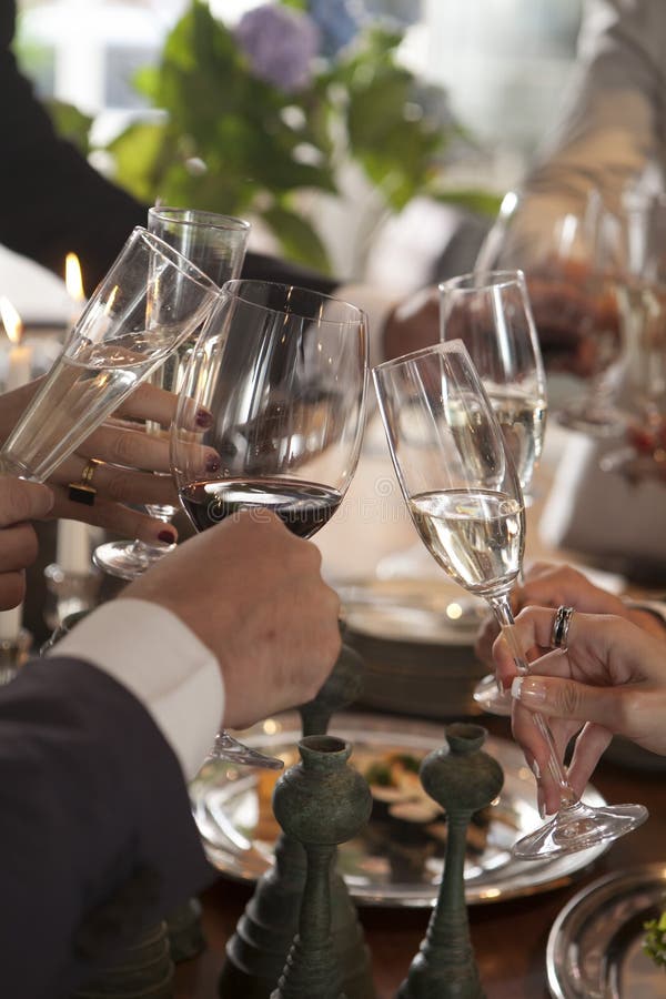Hands of people toasting stock photo. Image of alcohol - 33542310