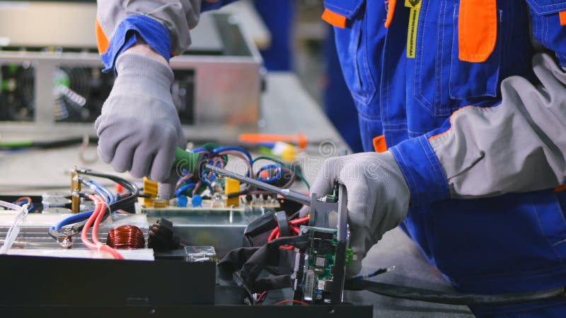 Assembling a Computer System Unit Close-up. Stock Footage - Video of ...