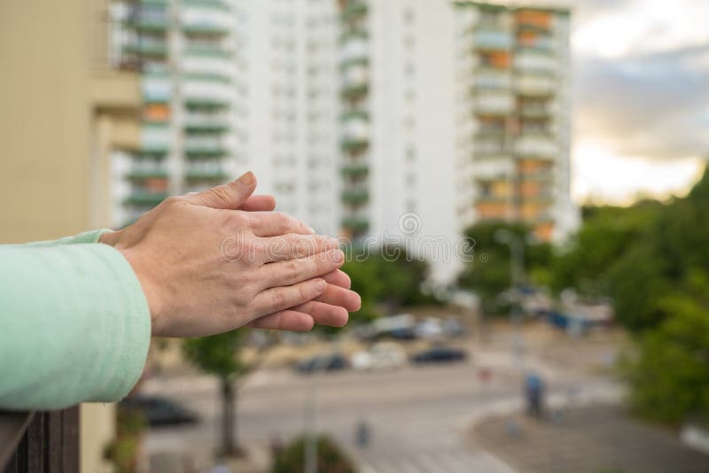 Hands of a Person Using a Hand Sanitizer Stock Image - Image of ...