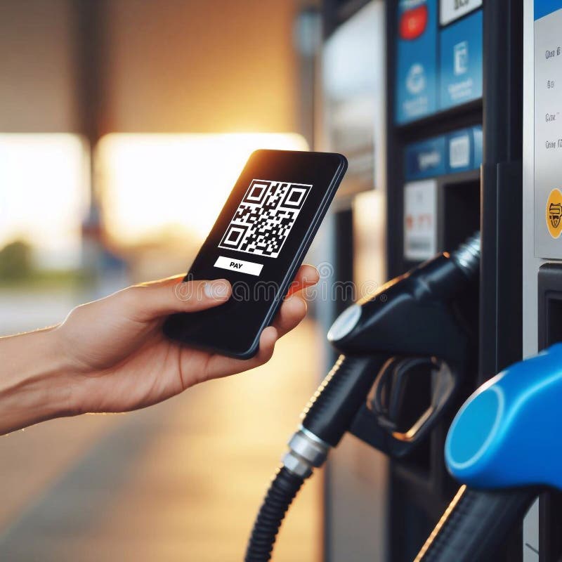 Hands and Phone Close-up, Scanning QR Code on Mobile Phone, Paying in ...