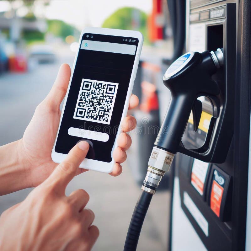 Hands and Phone Close-up, Scanning QR Code on Mobile Phone, Paying in ...