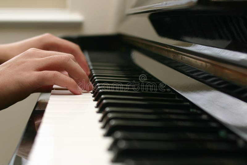 Hands and piano stock photo. Image of fingers, musician - 13416256