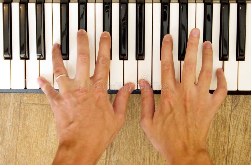 Hands and piano stock photo. Image of instrument, piano - 8503548