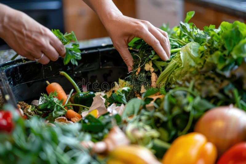 Sustainable Kitchen Habits: Composting Kitchen Scraps with Fresh ...