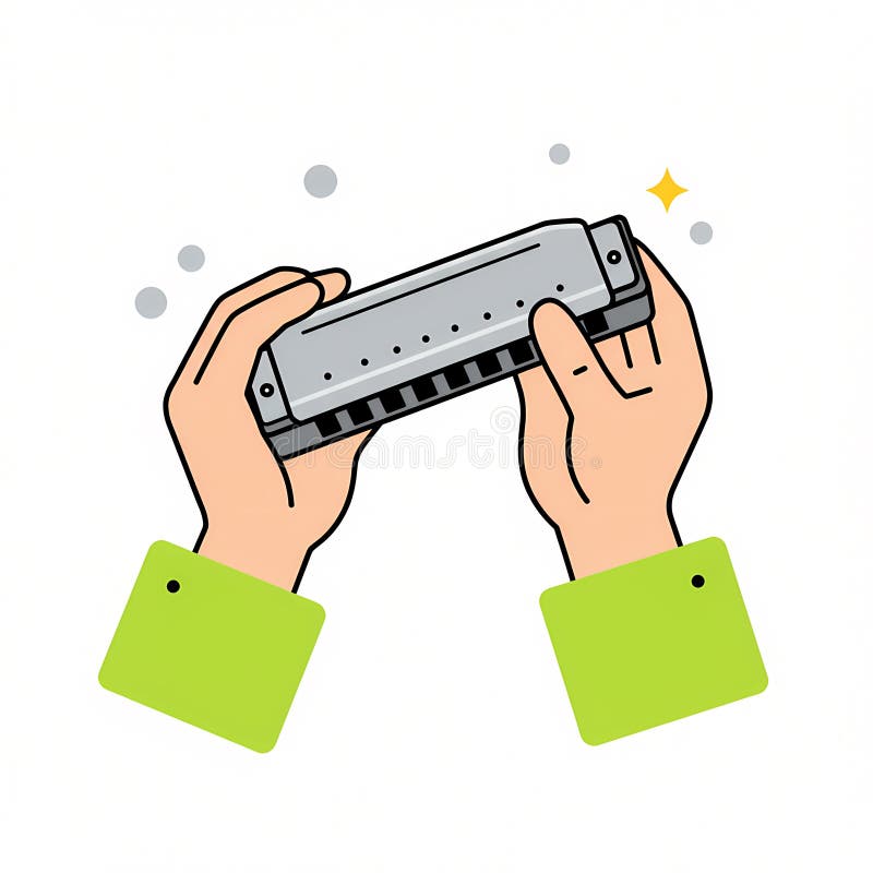 Harmonica Cartoon Stock Illustrations – 2,772 Harmonica Cartoon Stock ...