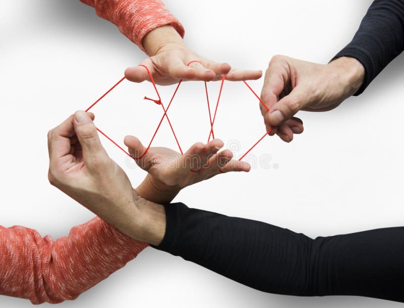 Hands Playing String Game Creativity Stock Image - Image of culture ...