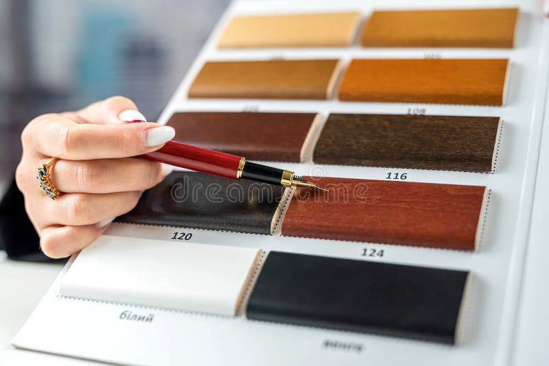 Hands Point Colored Wood Samples Likes and Selects Samples in Wood ...