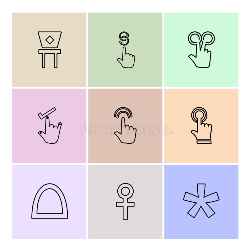 Hands , Pointer , Arrows , Directions , Eps Icons Set Vector Stock ...