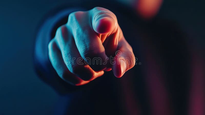Hands Pointing Directly at the Camera, Symbolizing a Search for ...