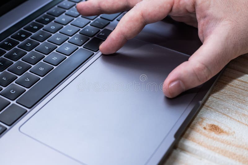 Hands Pointing Pressing Computer Keyboard Keys Typewriting New Ideas ...