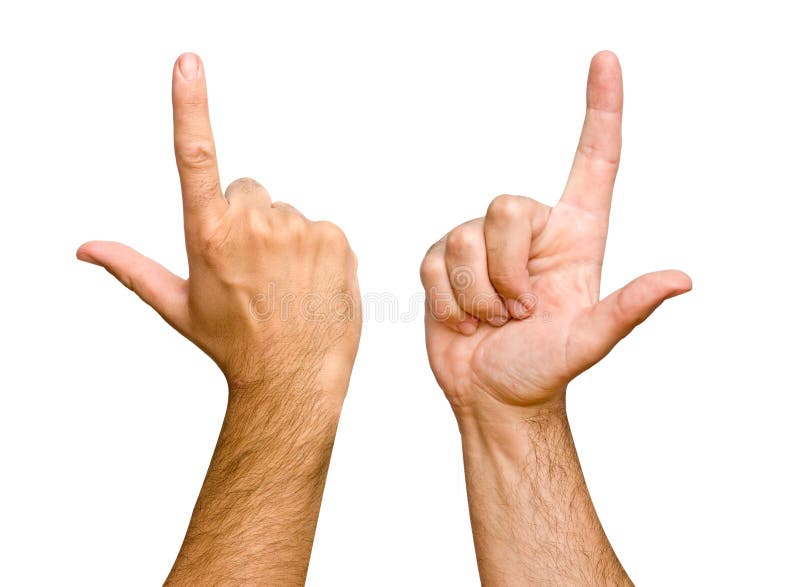 Hand pointing left stock image. Image of isolated, white - 16856925