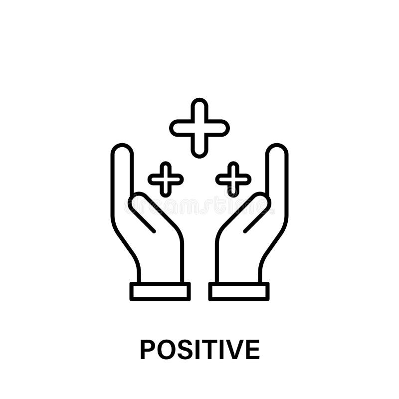 Negative , Thinking in Mind Icon. Element of Human Thinking Set Icon ...