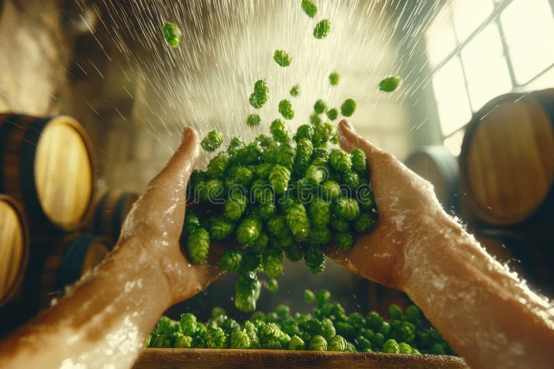 The Process of Harvesting Fresh Hops for Brewing is Essential To Beer ...