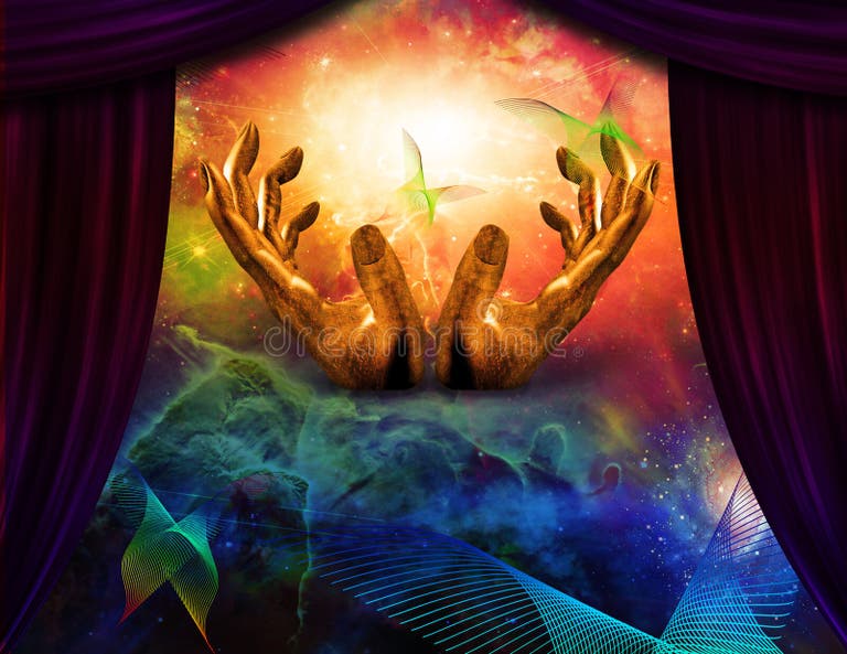 Hands of Power stock illustration. Illustration of copy - 17208230