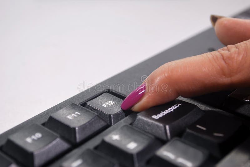 F12 Button on the Keyboard. Stock Photo - Image of communication ...