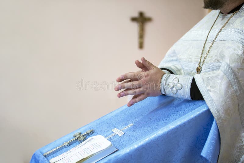 Hands of Priest by the Mass Stock Photo - Image of detail, faith: 14557860