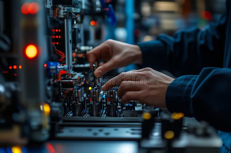 Manipulating Complex Mechanical Components Stock Photos - Free ...