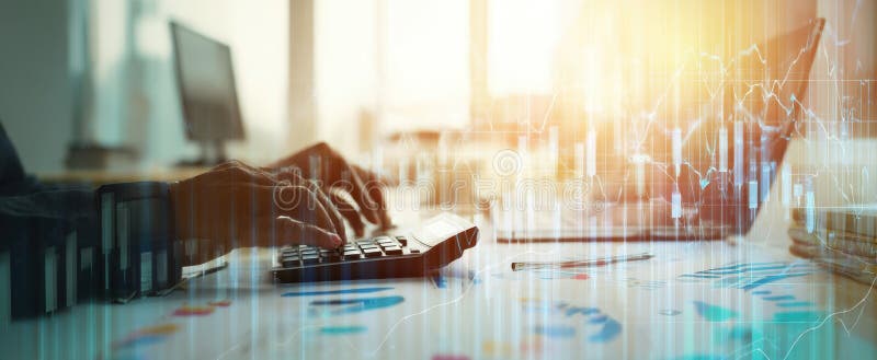 The Hands of a Professional Calculating Data in a Modern Workspace.AI ...