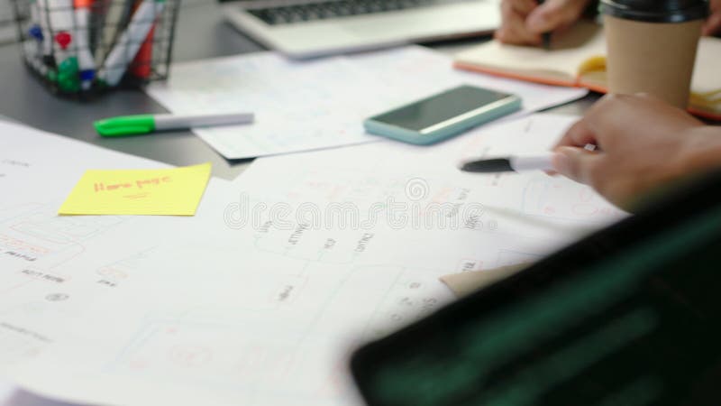 Code Programming And Computer Language With The Hands Of A Coder Or Programmer Typing On A