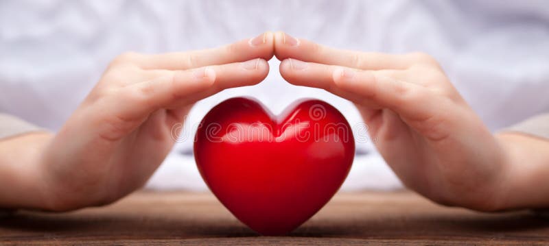 Protect heart healthcare stock image. Image of hands - 49988935