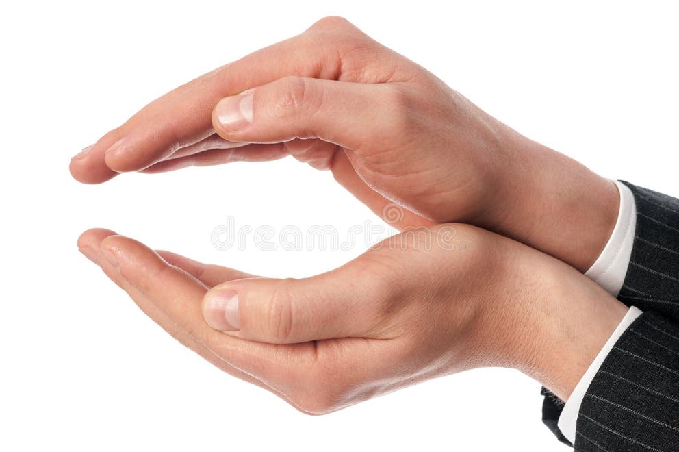 Hands protecting something stock image. Image of embracing - 36751947