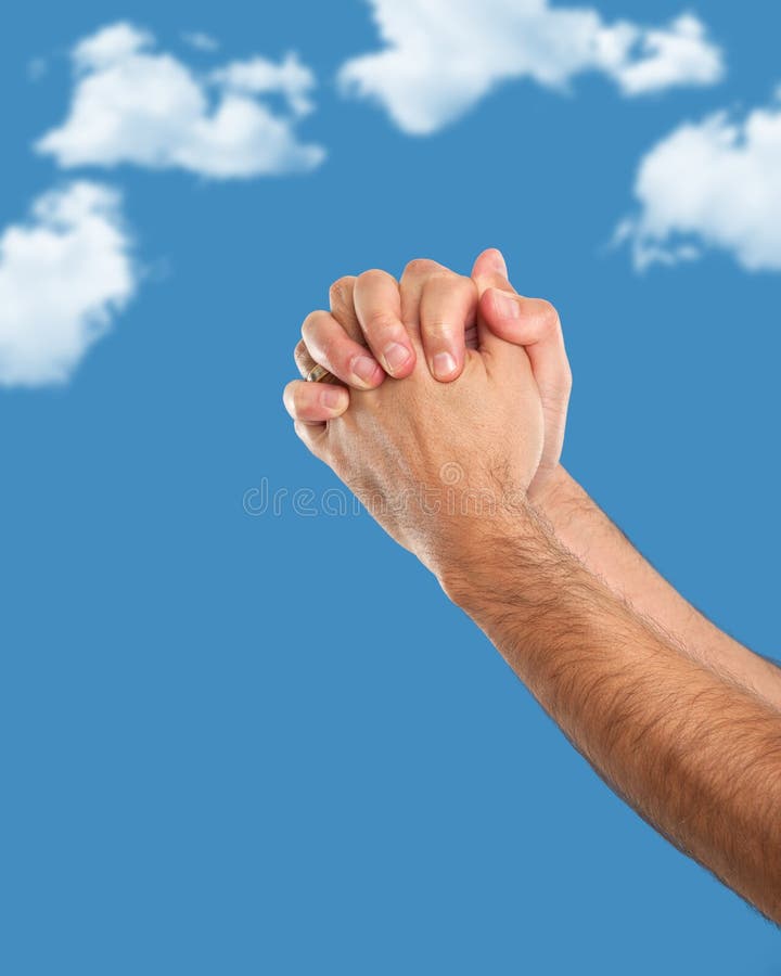 149 Praying Hands Blue Cloud Stock Photos - Free & Royalty-Free Stock ...